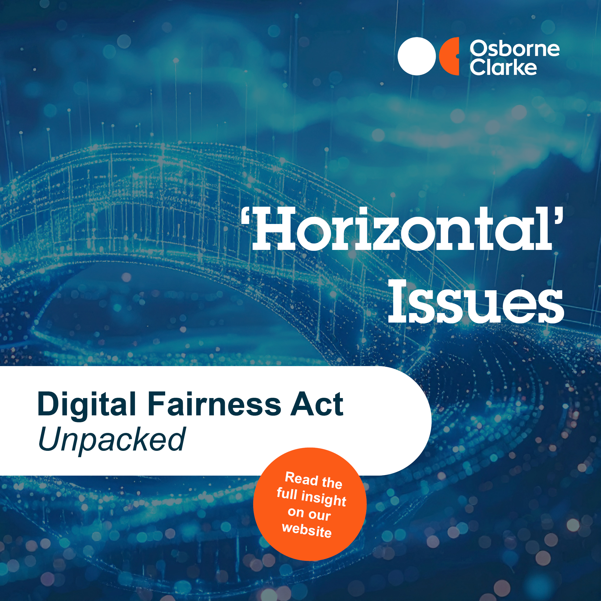Digital Fairness Act | Osborne Clarke